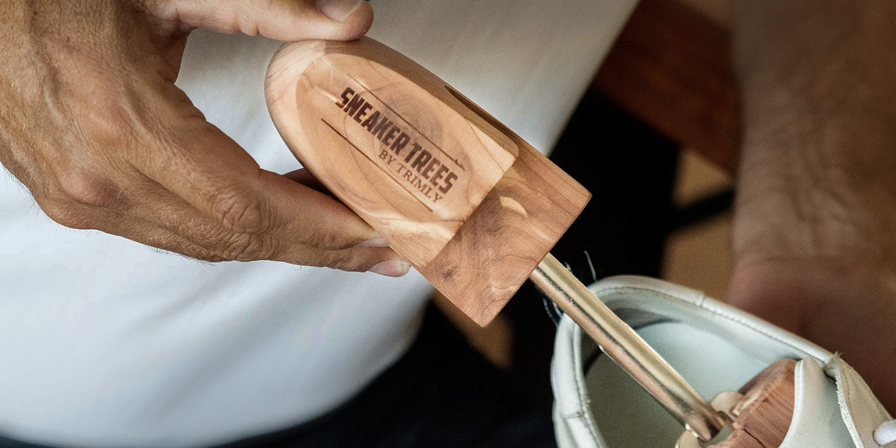 Trimly's Cedar Sneaker Trees | Shoe Trees For Sneakers